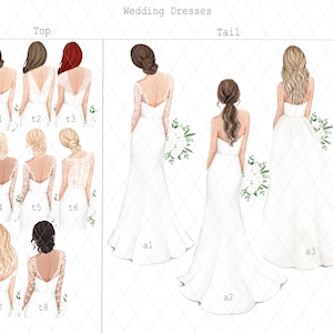 Bride and Groom Personalized Print, Wedding Card Custom Couple ...