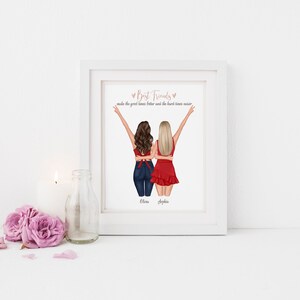 Best Friend Print Personalized, Best Friend Printable, Best Friends ...