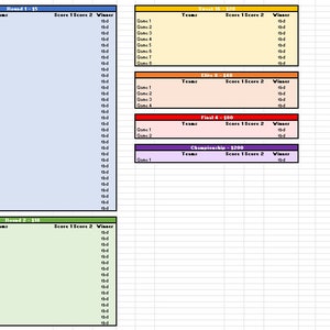 NCAA March Madness Squares | College Basketball Pool Game | Digital ...