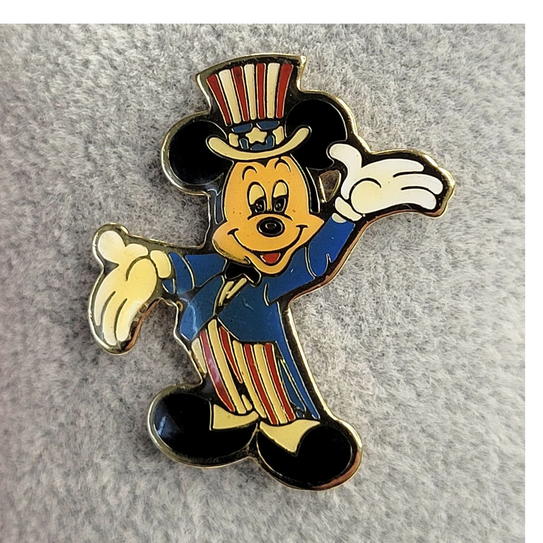 Walt Disney Uncle Sam Mickey Mouse Collectors Society Lapel Pin ...