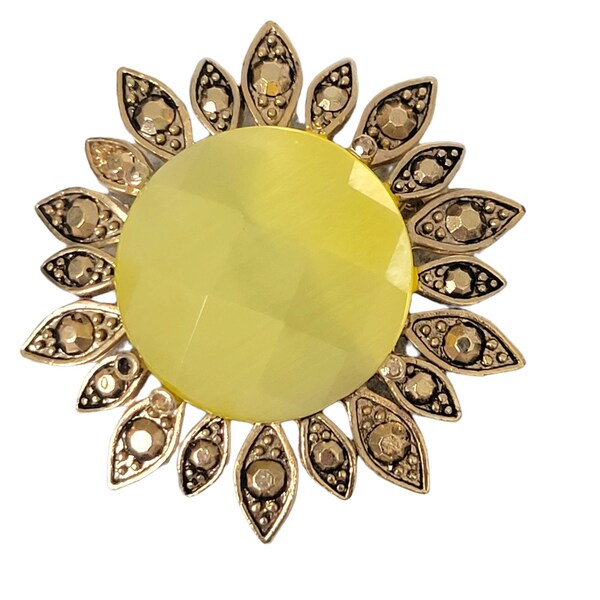 Sun Brooch - Etsy