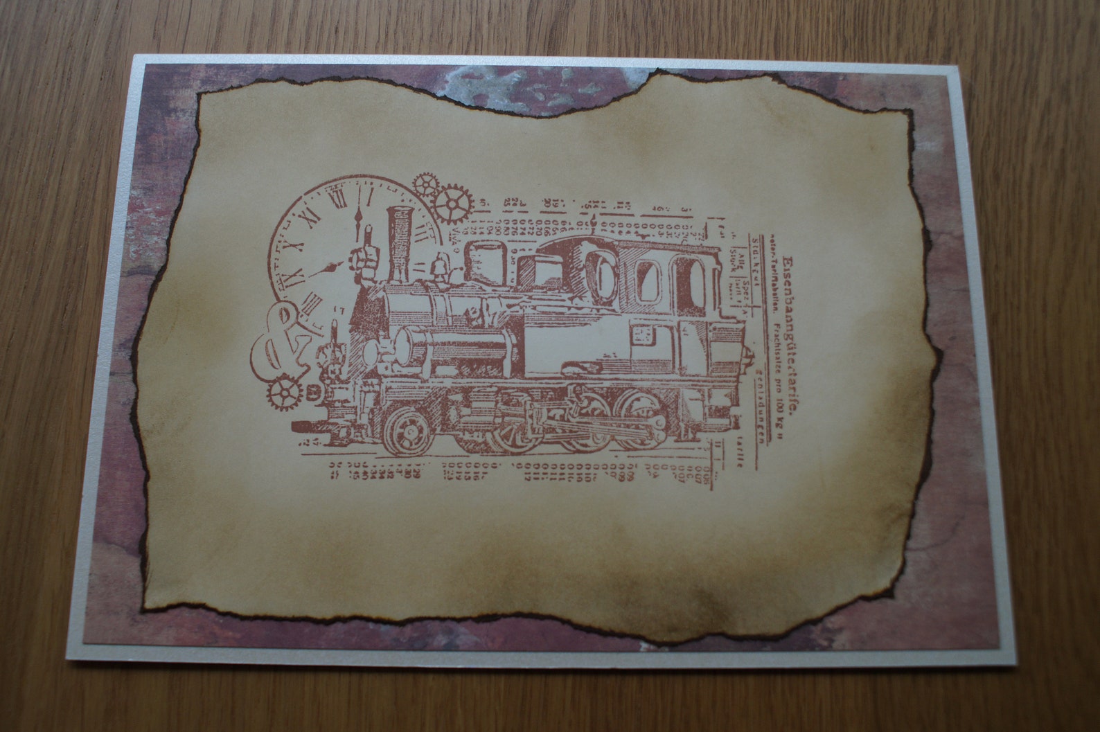 Steam Train Greetings Card - Etsy