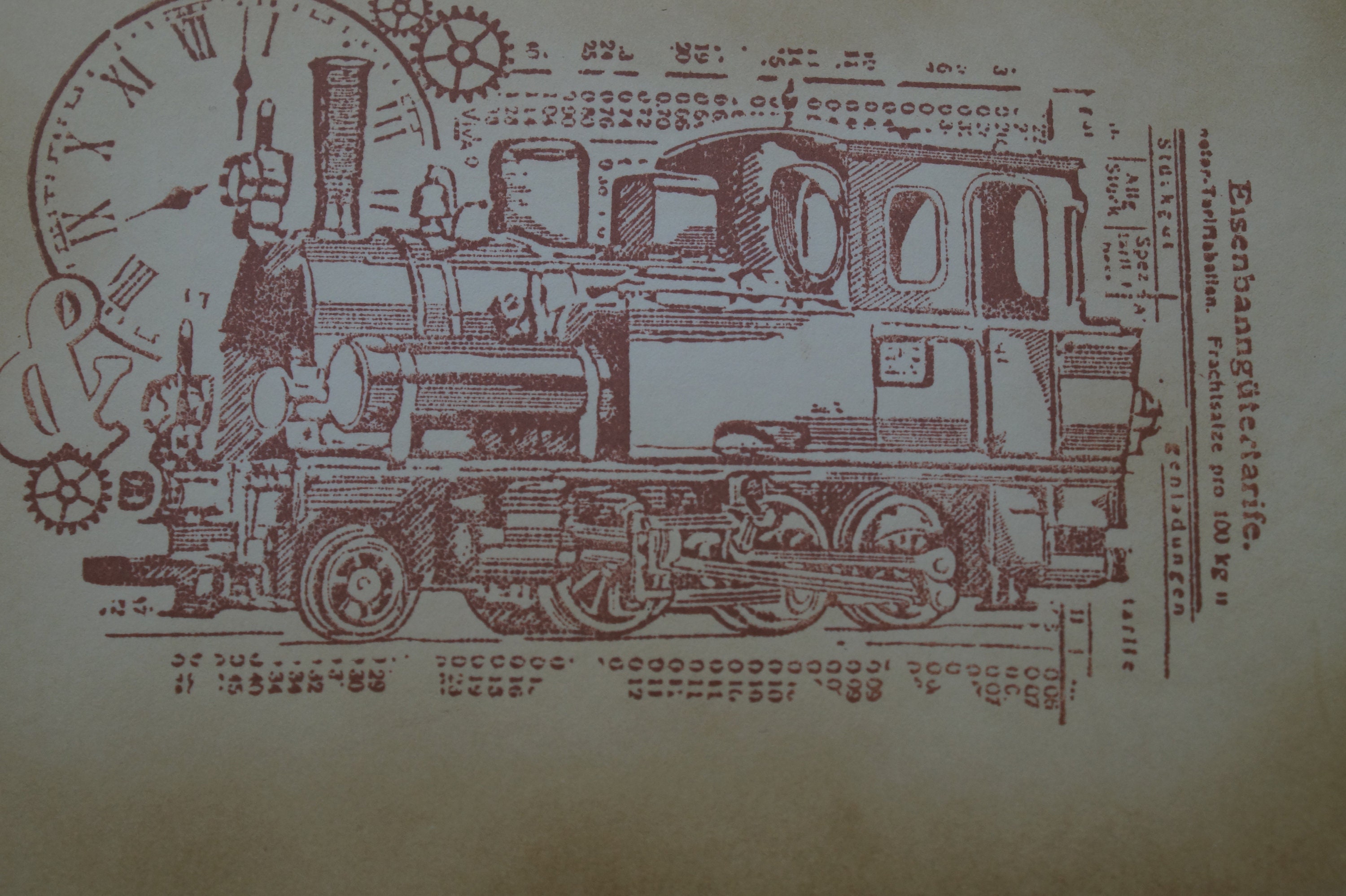 Steam Train Greetings Card - Etsy