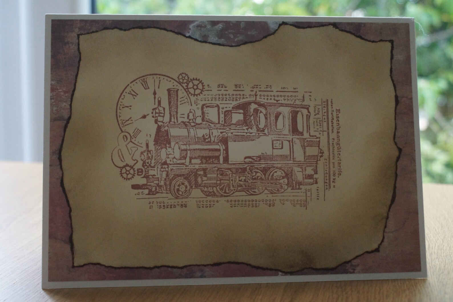 Steam Train Greetings Card - Etsy