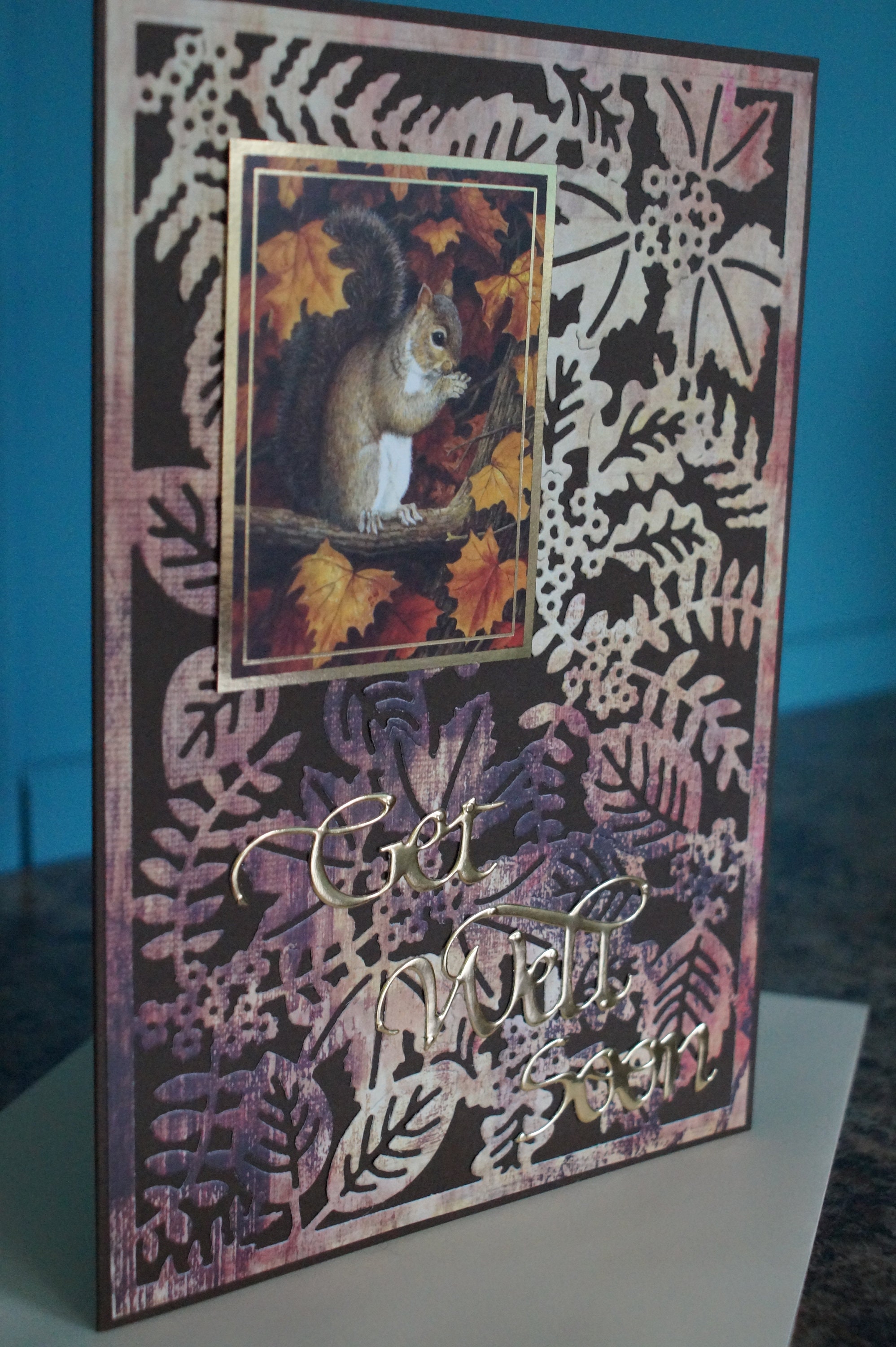 Squirrel Get Well Soon Greeting Card - Etsy
