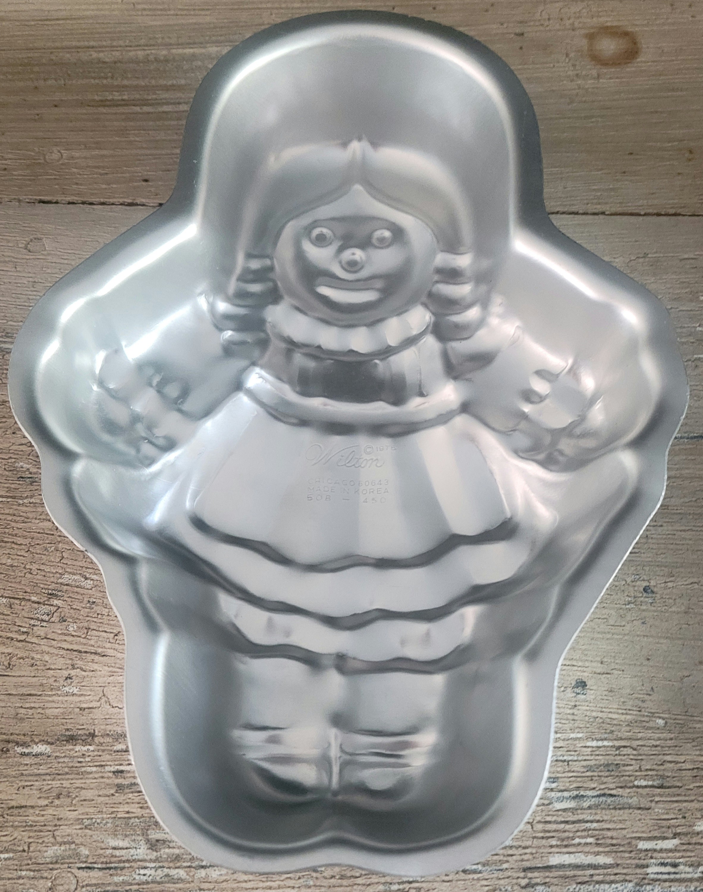 Vintage 1975 Wilton Raggedy Ann Cake Pan Retro Birthday Cake Pans ...