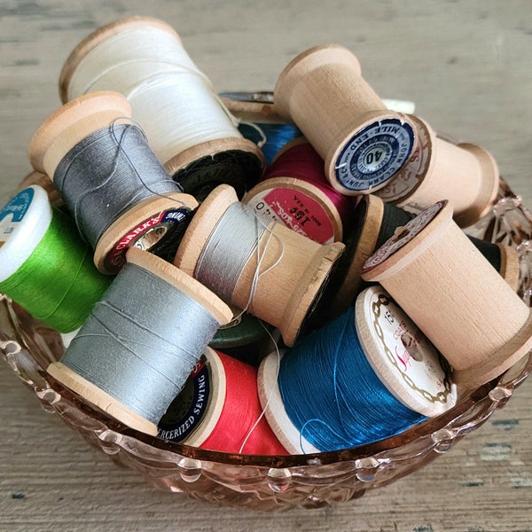 Old Thread Spools - Etsy