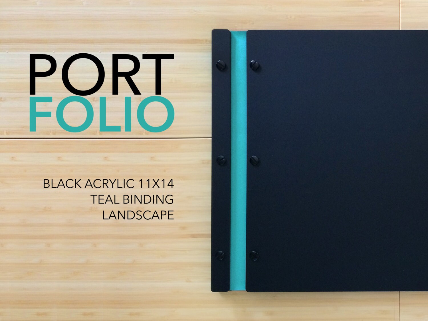 11x14 LANDSCAPE Matte Black Portfolio Binding Landscape | Etsy