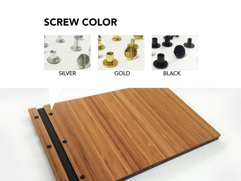 11x14 Amber Bamboo Portfolio – Presentation Binder, Screw Post Bound - Etsy
