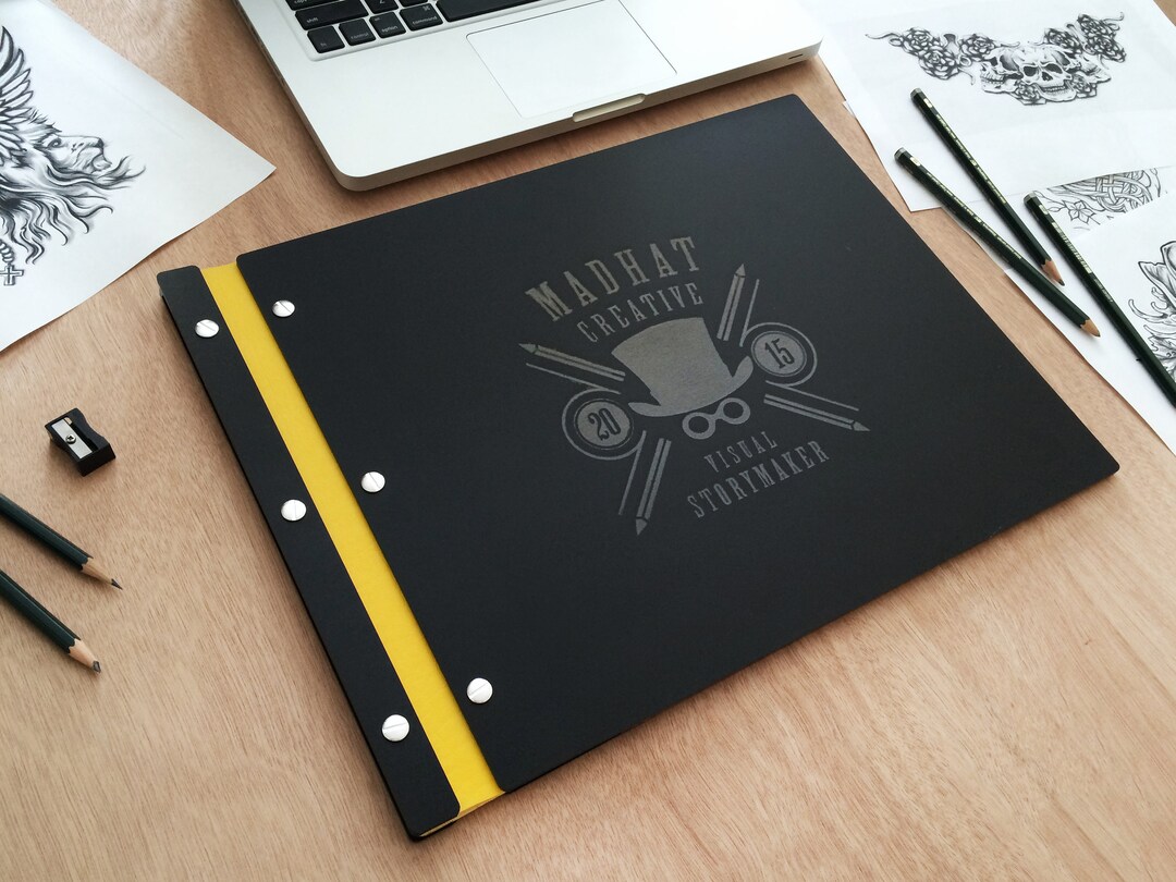 11x14 LANDSCAPE Matte Black Portfolio - Binding Landscape Portfolio ...