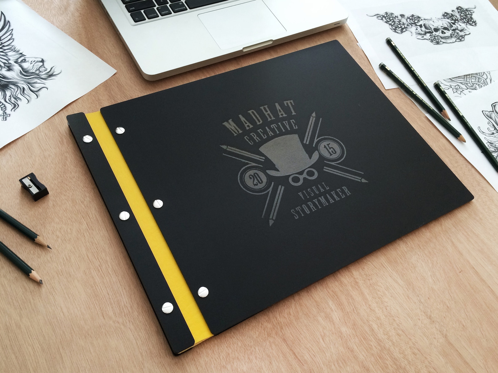 11x14 LANDSCAPE Matte Black Portfolio - Binding Landscape Portfolio ...