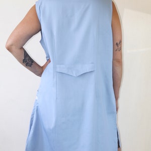 Super Cute Vintage 1970s Pale Blue Waitress Diner House Dress Size AU ...