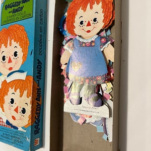 Raggedy Ann and Andy Paper Dolls 1975 by Bobbs Merrill Company - Etsy