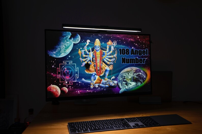 Angel Number 108 Desktop Wallpaper Kali Ma | Etsy