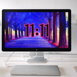 Desktop Wallpaper 1111 Angel Number | Etsy