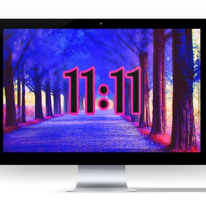 Desktop Wallpaper 1111 Angel Number - Etsy