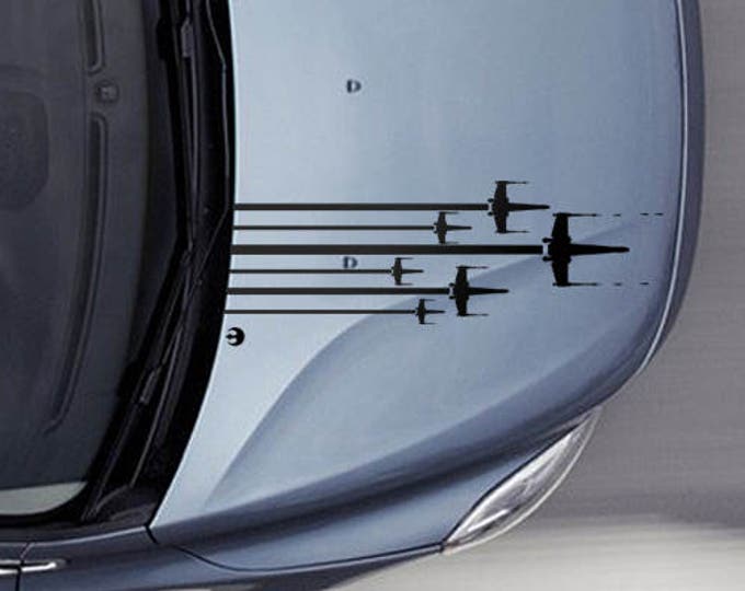 X-wing Fighter Star Wars Decal X-wing Decal Vinyl X-wing Fighter From ...