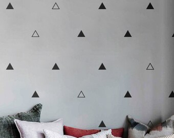 Triangle Wall Decal - Etsy