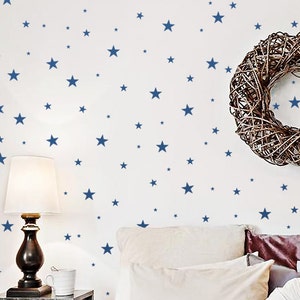 3 Size Mini Star Wall Decal / Small Star Decal / Stars Decal / 130 ...