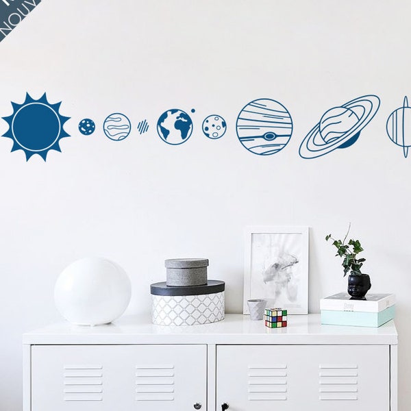 Solar System Decal - Etsy