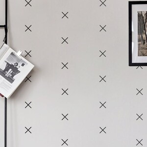 Cross Wall Decal - Cross Decal - Scandinavian Wall Sticker - Shape ...