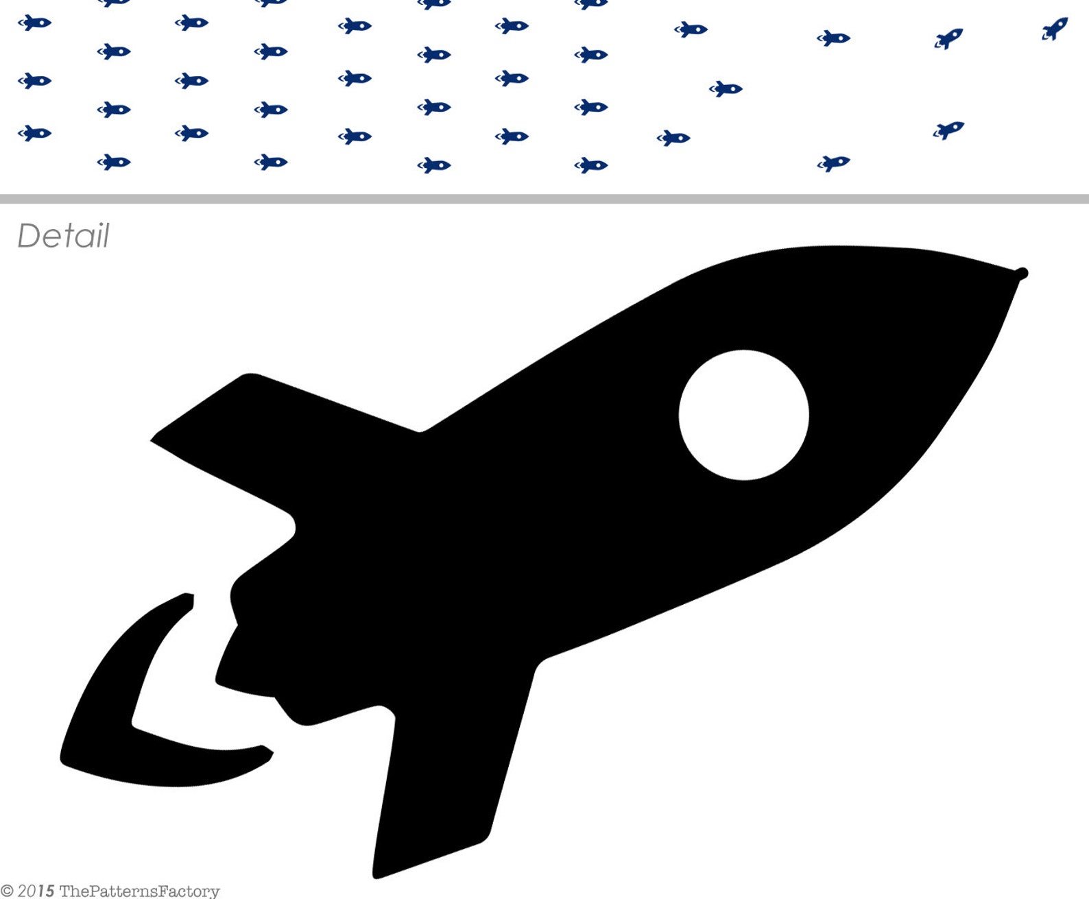 Rocket Wall Decal / Rocket Wall Sticker / Children Wall Decal | Etsy