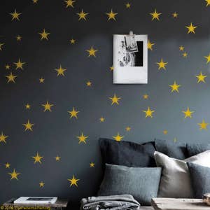 2 Size Star Wall Decal / Star Decal / Gold Stars Decal / 10 Branch ...