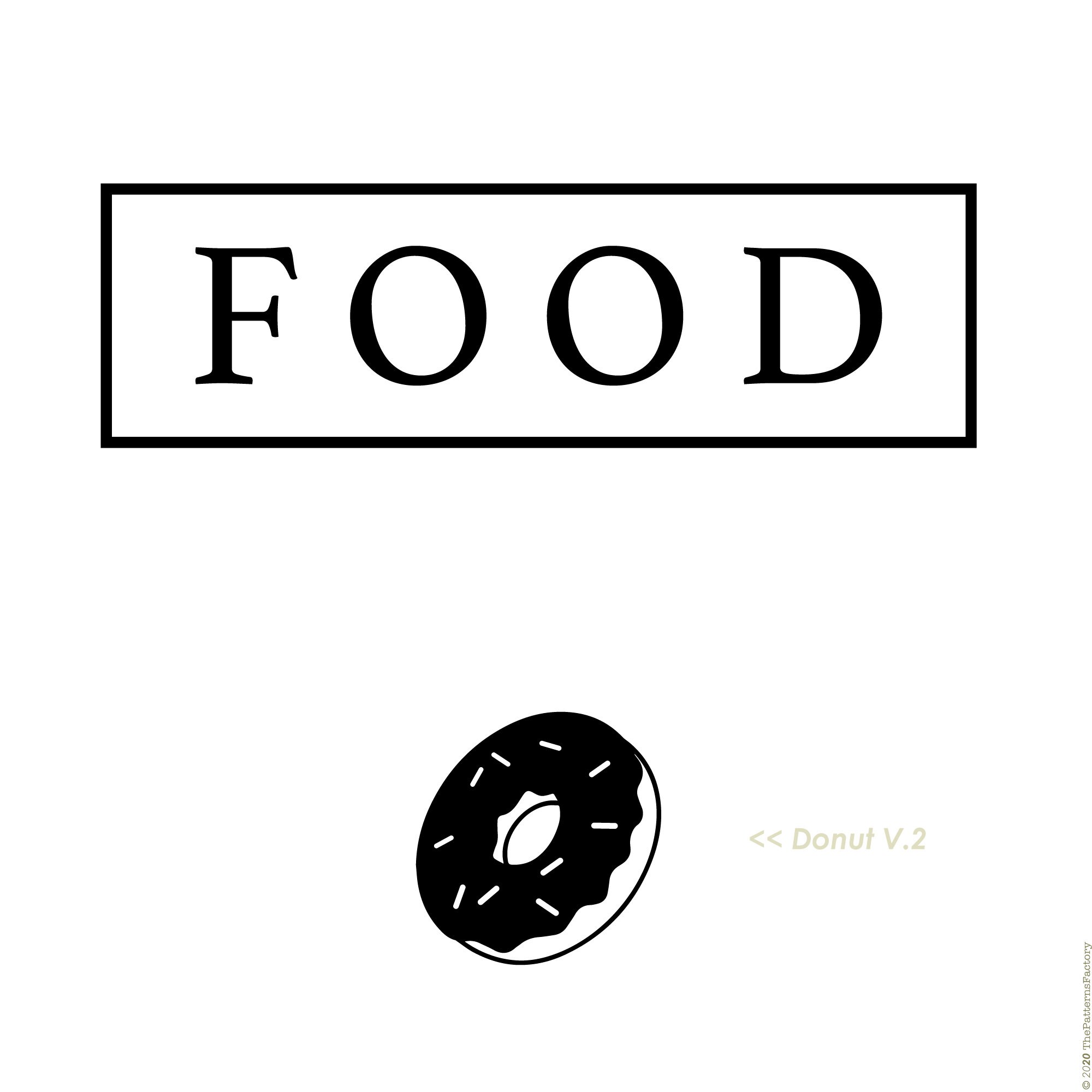 Food wall decal Word decal Food door wall sticker Door | Etsy