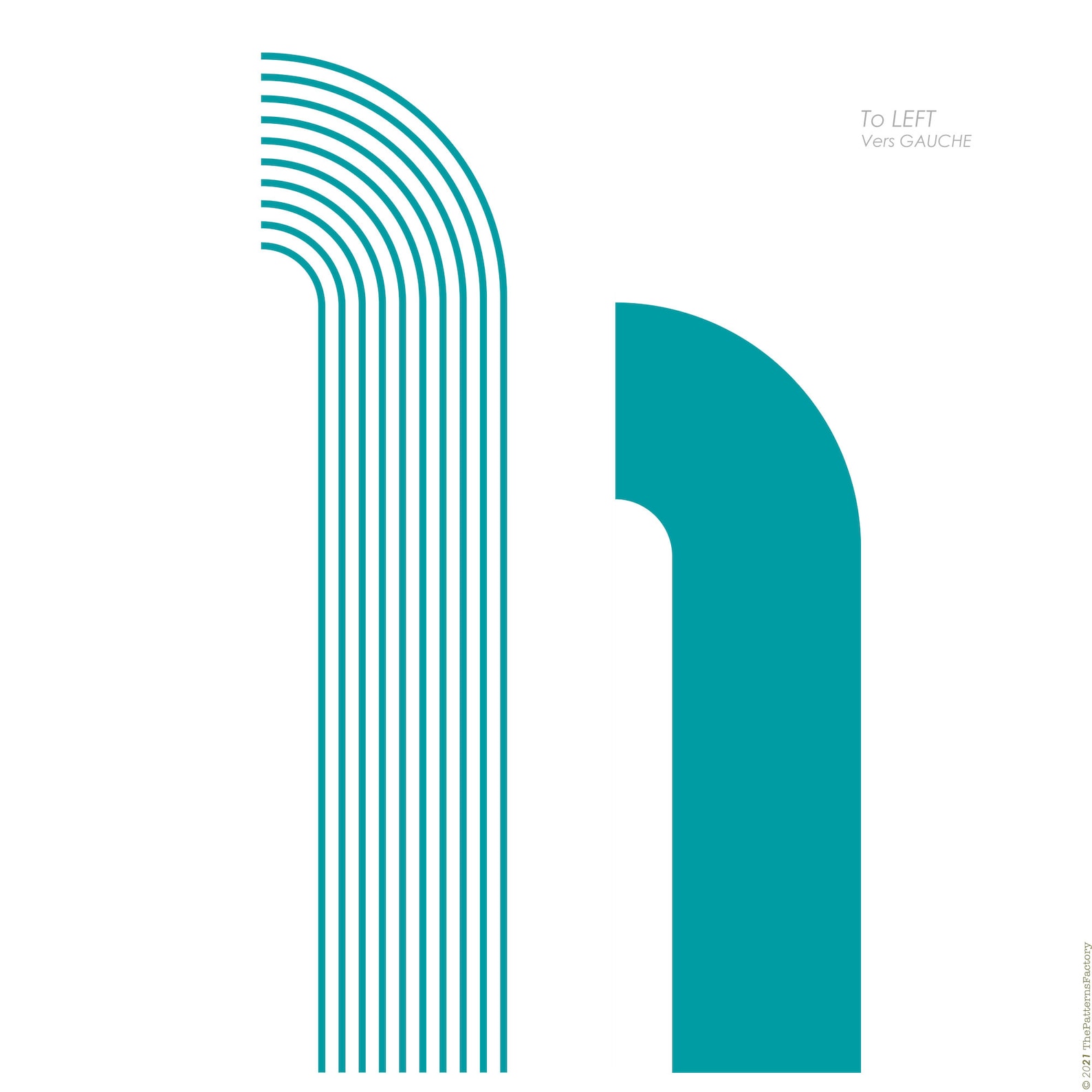 2 Big Half Arches Wall Decal / Plain Half Arch Decal / Half Arch in ...