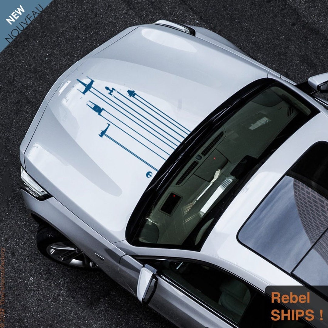 Star Wars X-wing Squad / Rebel Fighters Wall Decal / X Wing A Wing Y ...