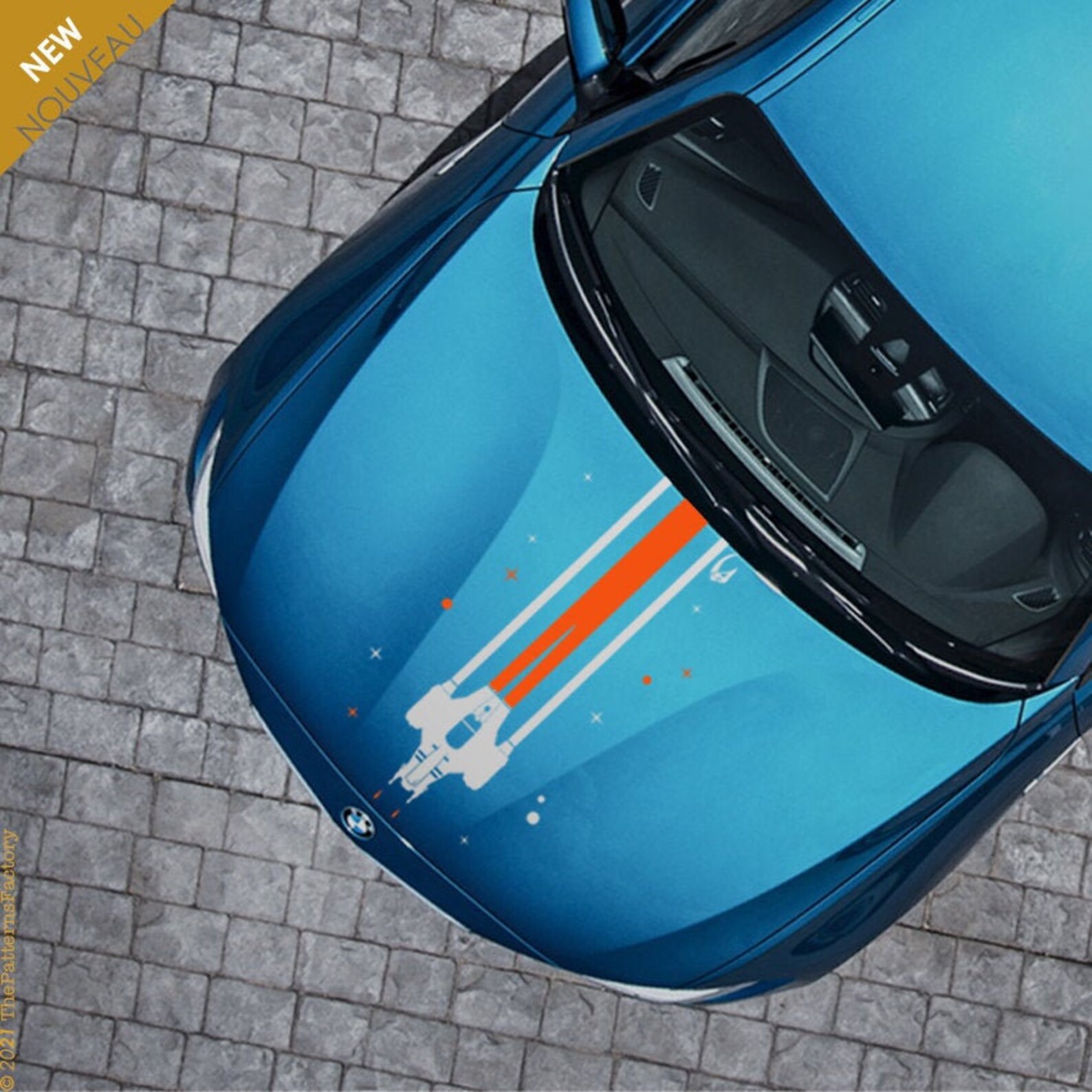 Star Wars Razor Crest Fighter / Razor Crest wall decal / | Etsy