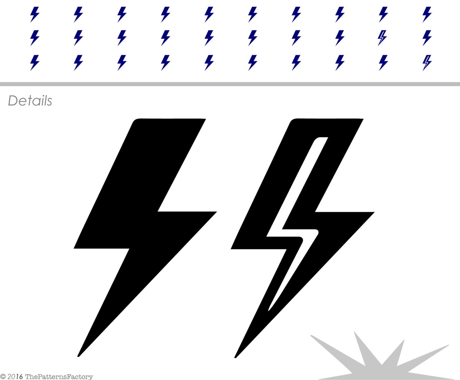 Lightning Bolts Decal / Storm Decal / Thunder Decal / 35 or 70 - Etsy