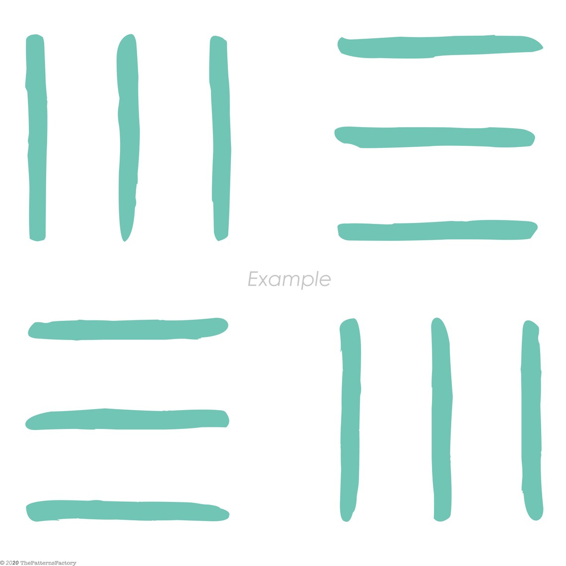 3 Lines Wall Decal / Loose Lines Sticker / Line Group Wall - Etsy