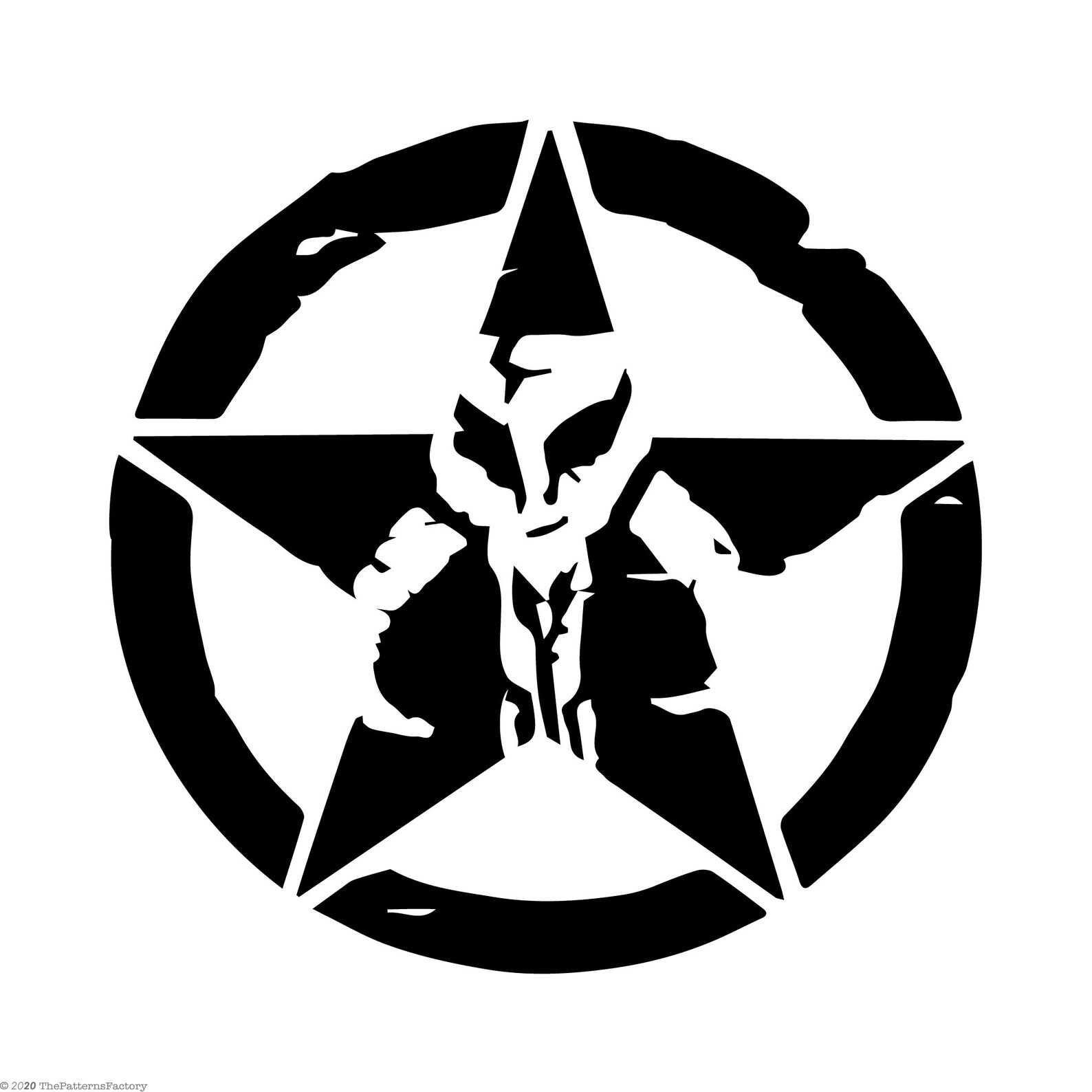 Star Wars Mandalorian Emblem / Mandalorian Wall Decal - Etsy UK