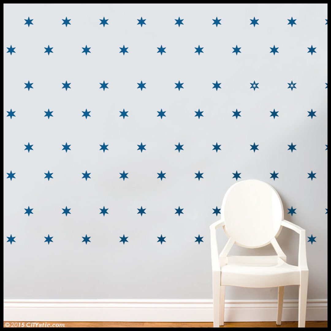 Small Stars Stickers Placeable as You Wish. Graphical - Etsy