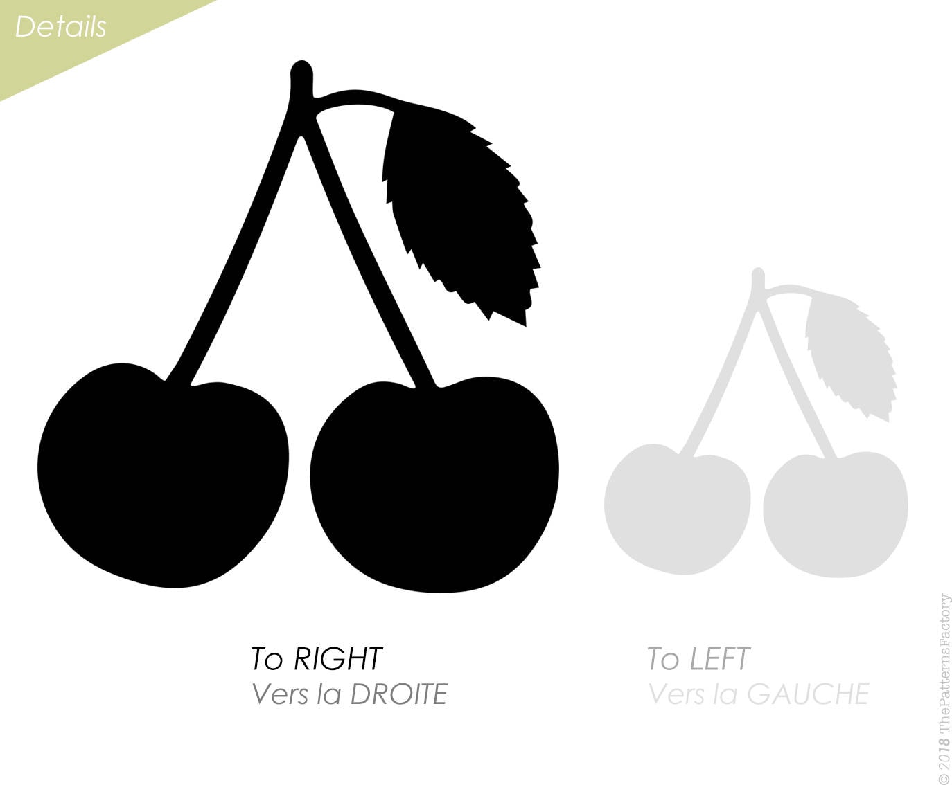 Cherry Wall Decal / Cherry Sticker / Cherries Decal / Cherry | Etsy