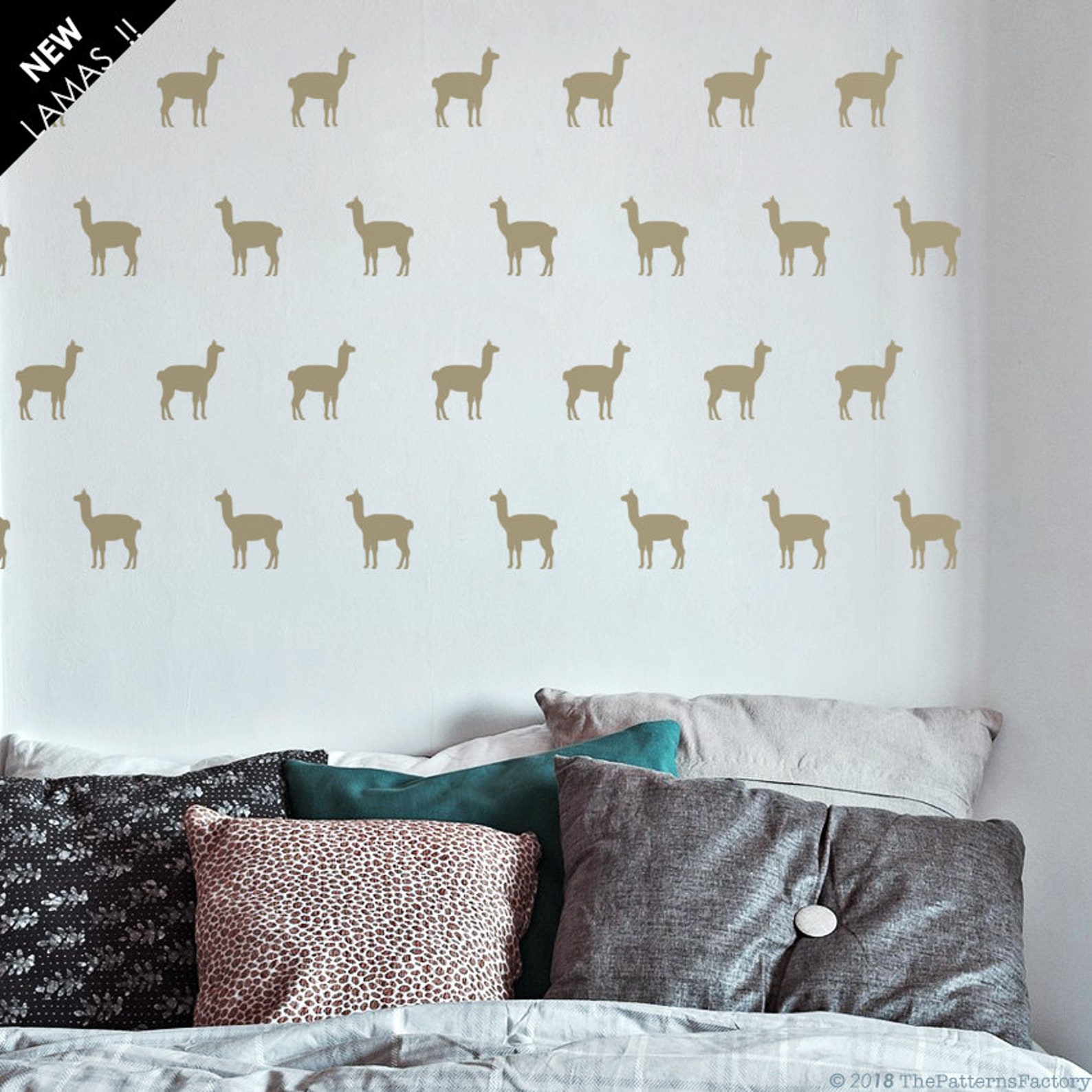 Lama Wall Decal / Lamas Decal / South America Deco / Lama - Etsy