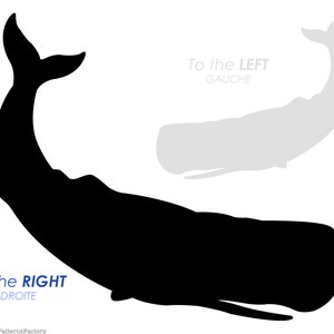 Whale Wall Decal / 24 or 48 Whale Stickers / Home Decor / Bedroom Decor ...