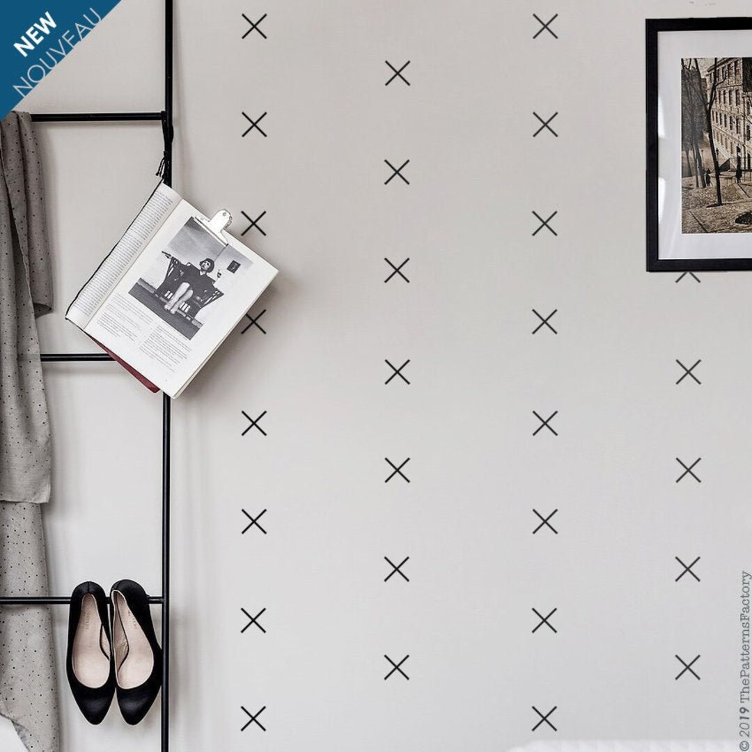 Cross Wall Decal - Cross Decal - Scandinavian Wall Sticker - Shape ...