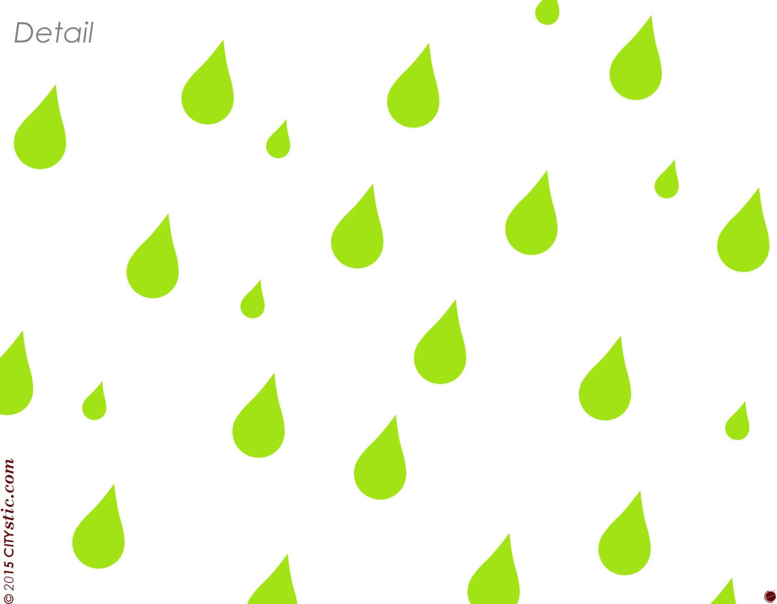 Raindrop Wall Decal / 52 Raindrop Wall Sticker / Pattern Wall Decal ...