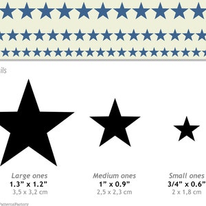 3 Size Mini Star Wall Decal / Small Star Decal / Stars Decal / 130 ...