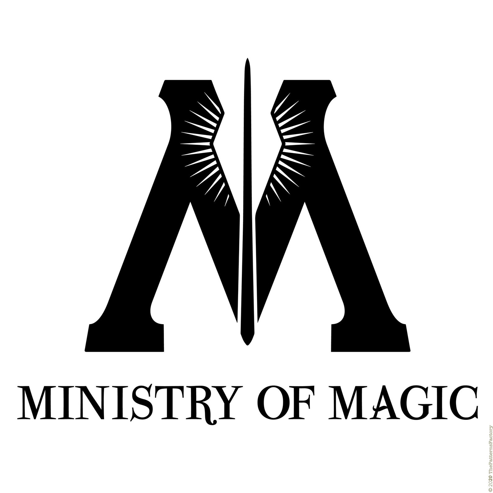 Harry Potter inspired wall decal Ministry of Magic wall | Etsy