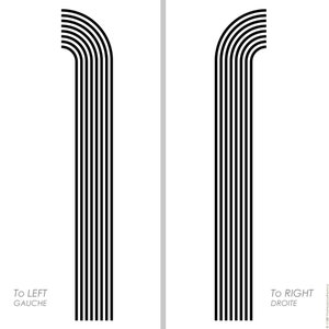 Big Outline Half Arch Wall Decal / Half Arch Sticker / Half Arch in ...