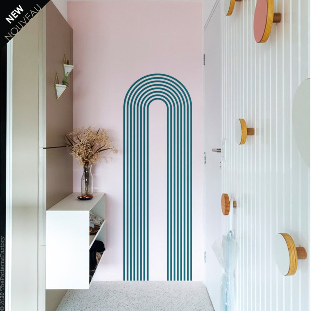 Big Outline Arch Wall Decal / Big Line Arch Sticker / Big Arch in ...