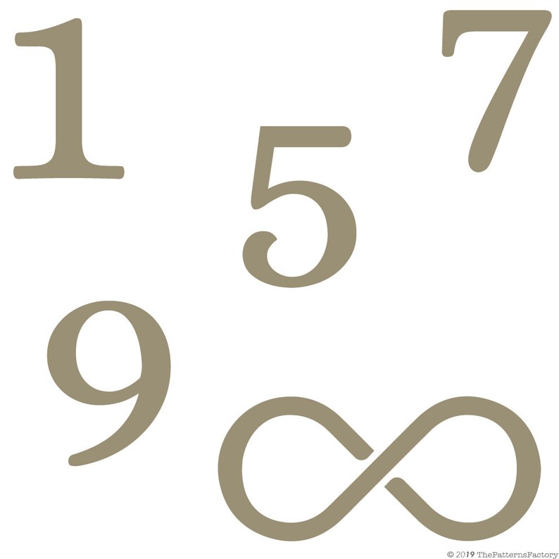 Numbers Wall Decal Digit Decal Numbers Wall Sticker - Etsy
