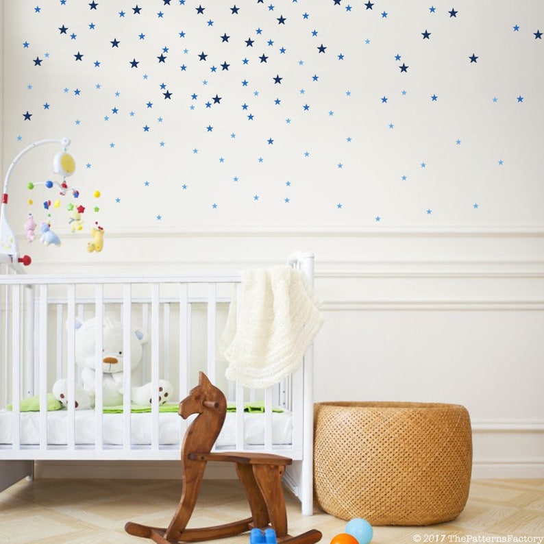 3 Size Mutlicolor Mini Star Decal / Small Star Decal / 130 3 | Etsy