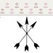 Triple Arrow Wall Decal / 3 Arrow Wall Sticker / 3 Tight Arrows Decal ...