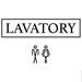 Lavatory Wall Decal Word Decal Lavatory Door Wall Sticker - Etsy