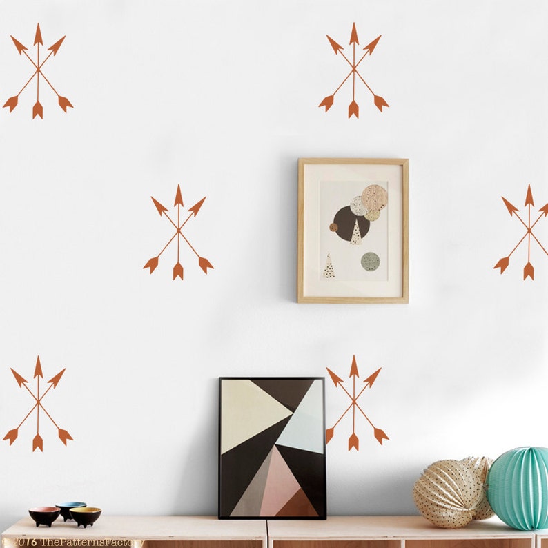 Triple Arrow Wall Decal / 3 Arrow Wall Sticker / 3 Tight - Etsy