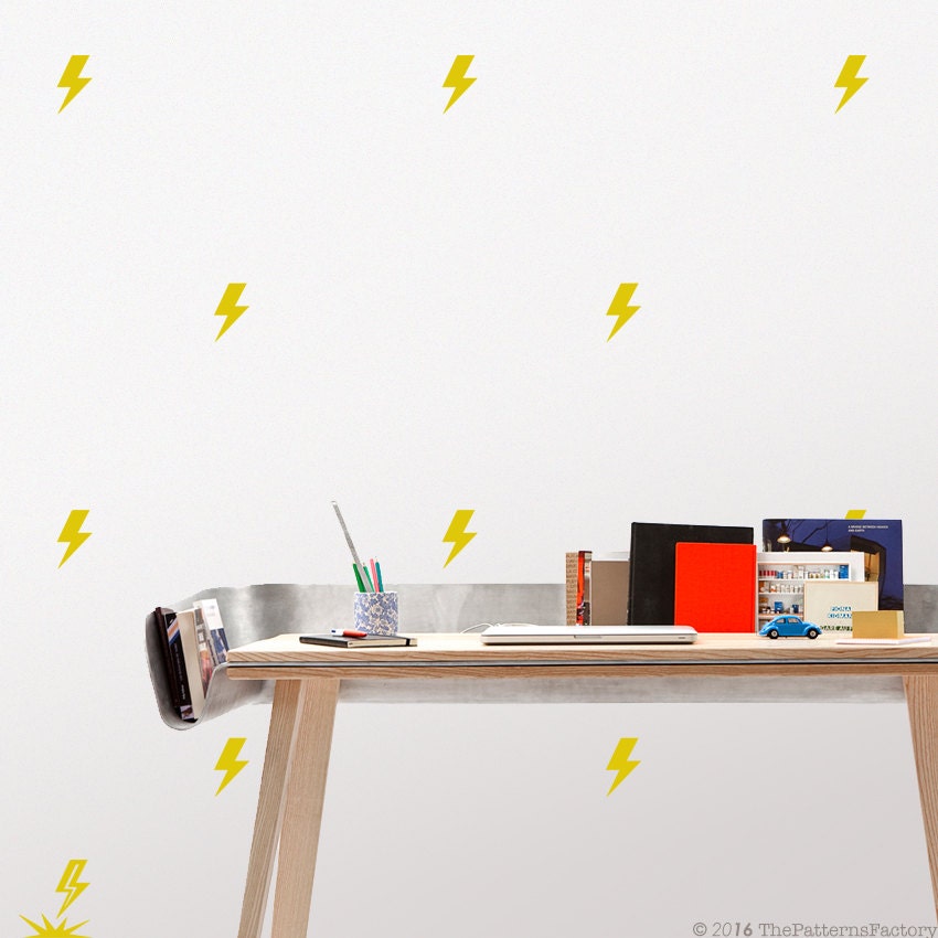 Lightning bolts Decal / Storm Decal / Thunder decal / 35 or 70 | Etsy